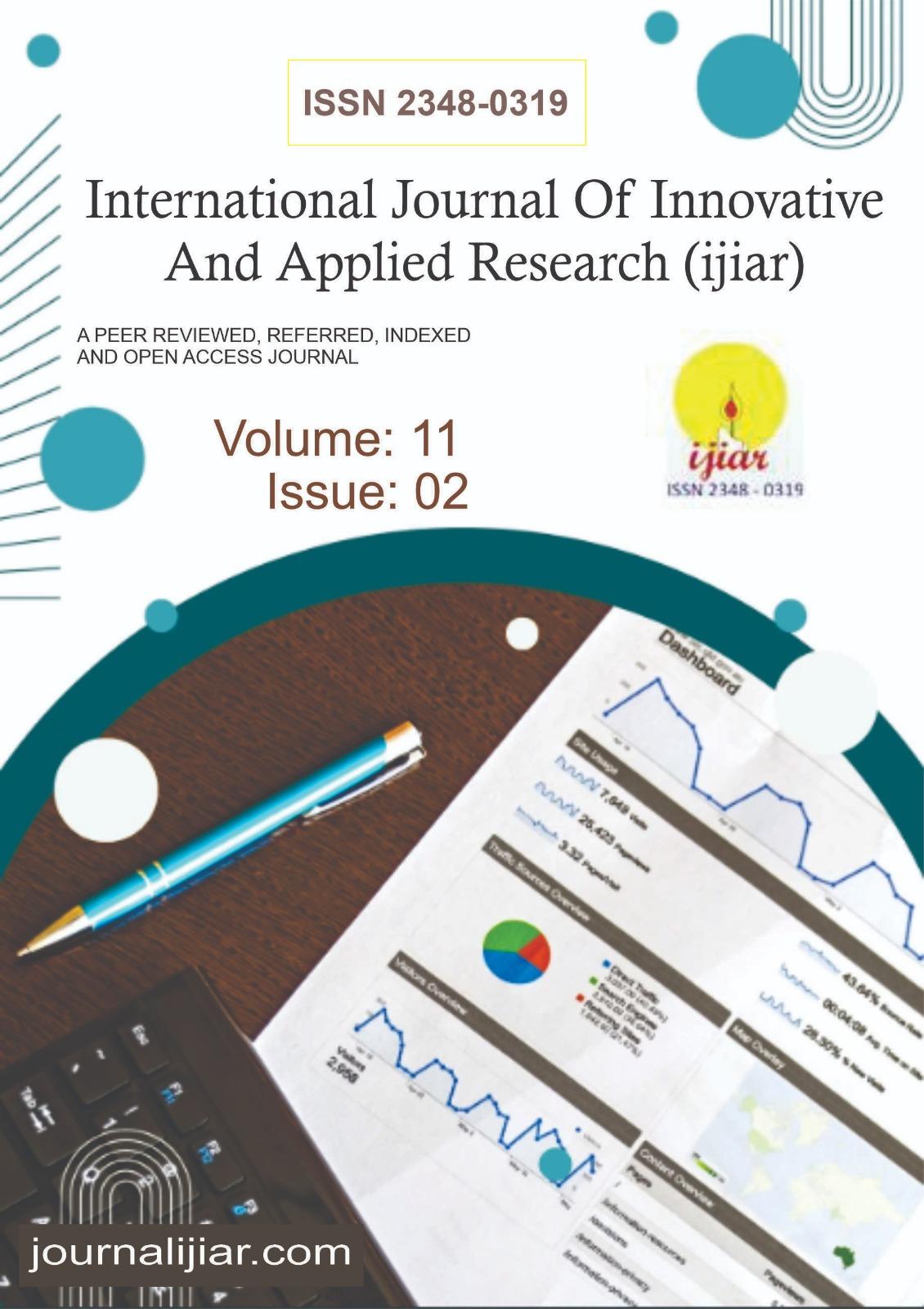 Cover Pages | International Journal of Innovative and Applied Research ...